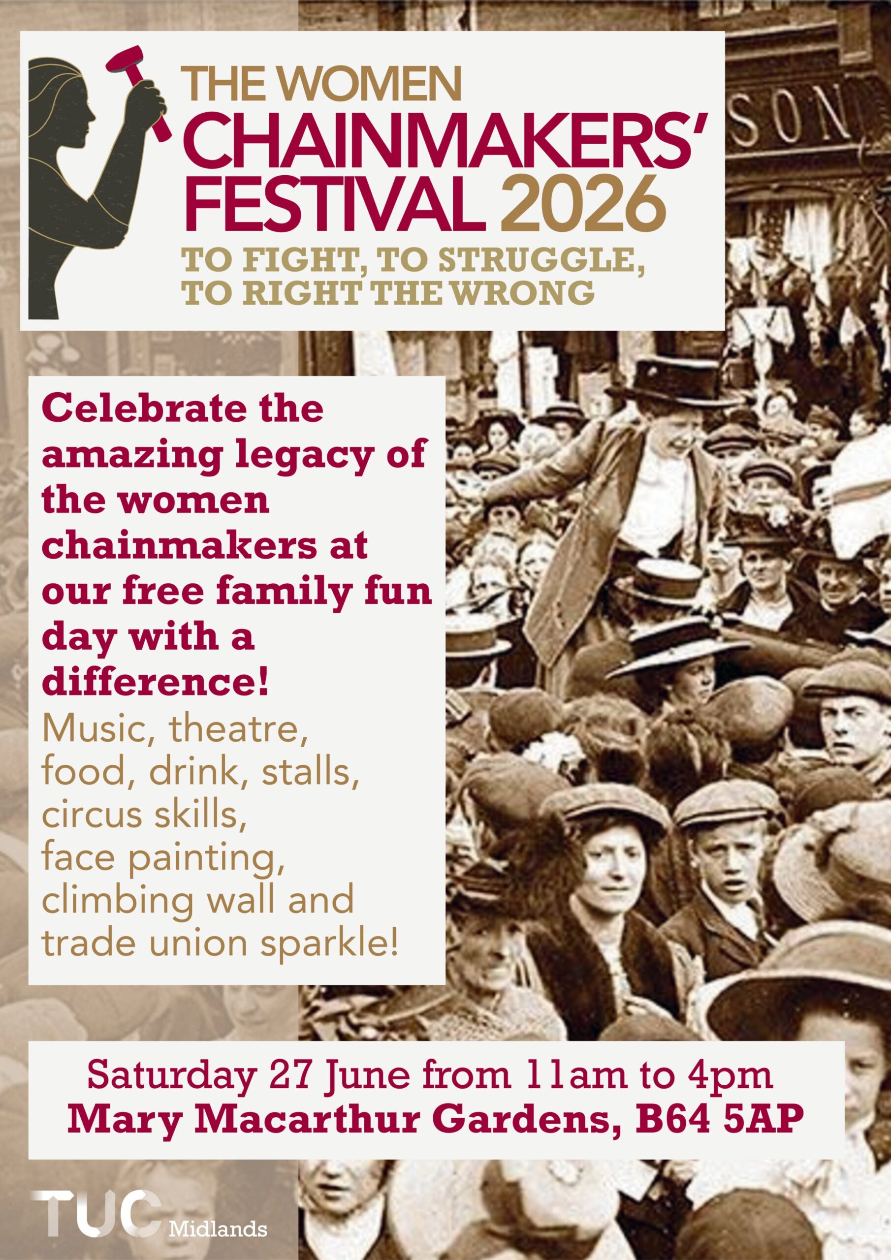 TUC Women Chainmakers’ festival of Cradley Heath – Wolverhampton ...