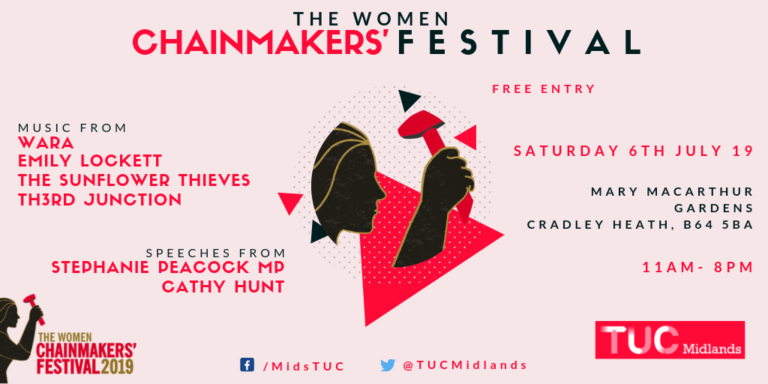 TUC Women Chainmakers’ festival of Cradley Heath – Wolverhampton ...