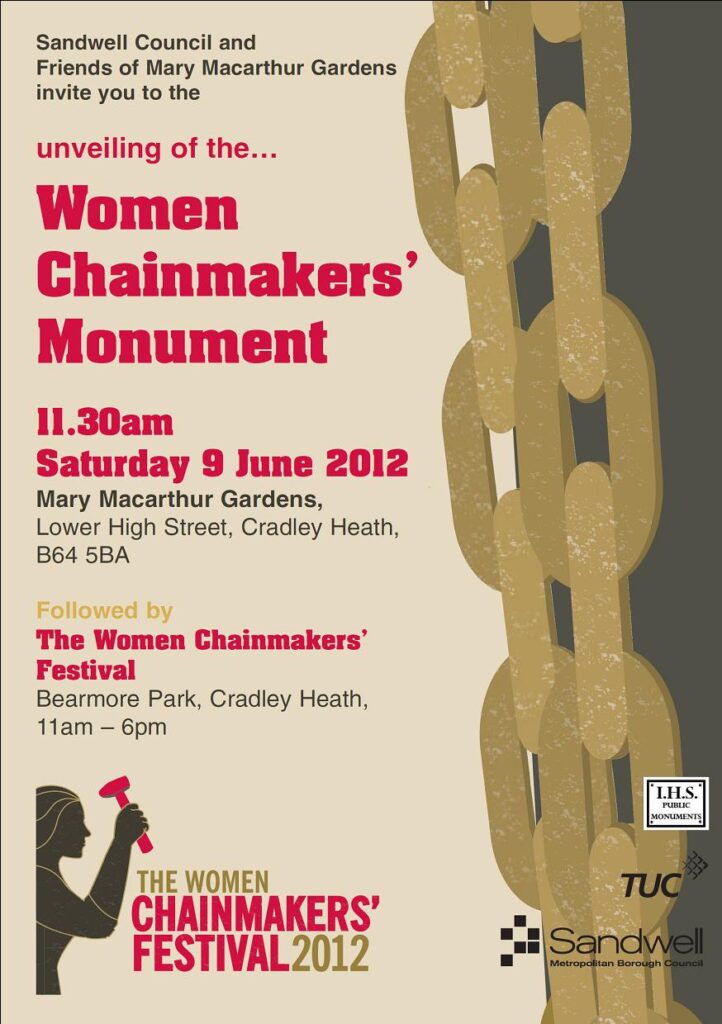 TUC Women Chainmakers’ festival of Cradley Heath – Wolverhampton ...